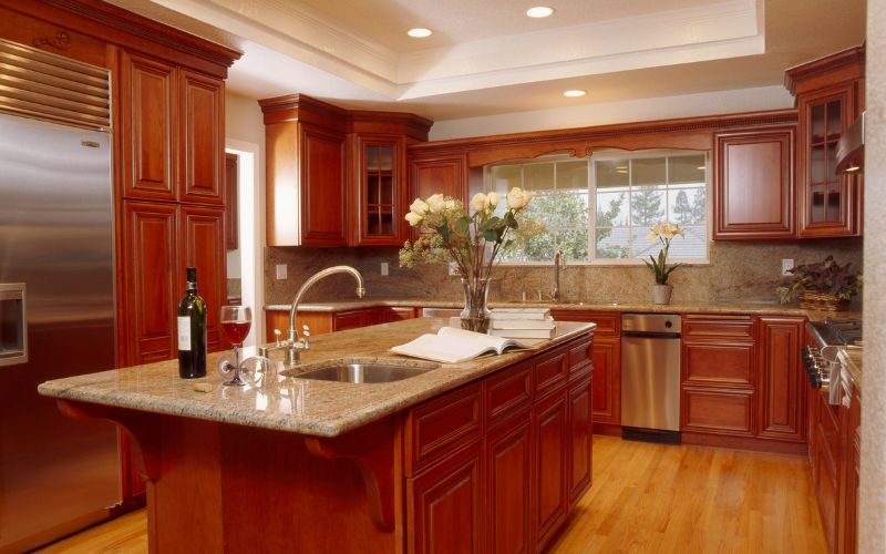 Useful Tips to Update Your Cherry Wood Kitchen Cabinets for a Modern Look